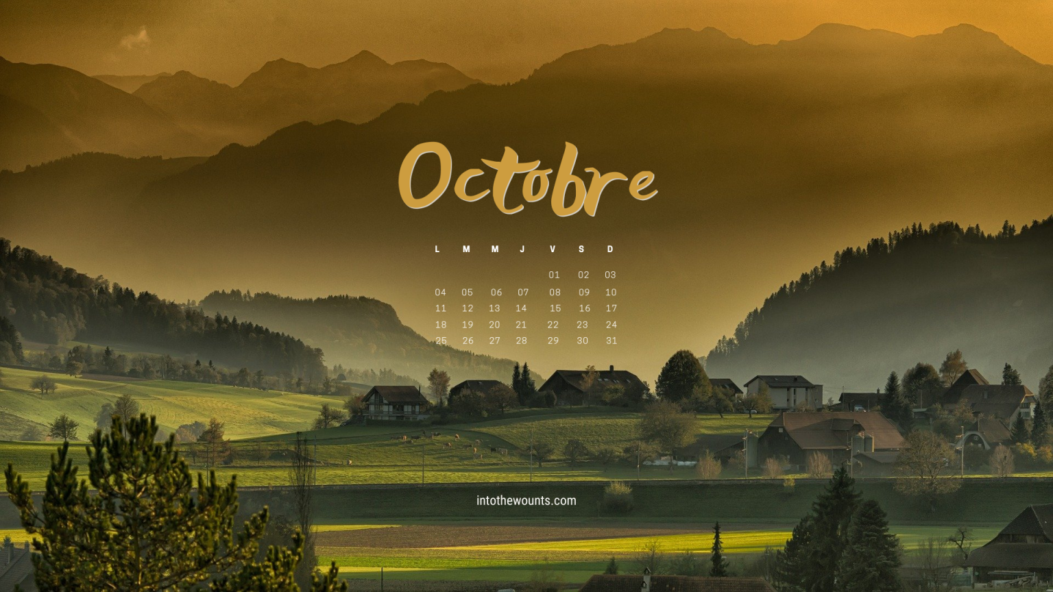 Fonds d'écran Octobre 2021 - Into The Wounts